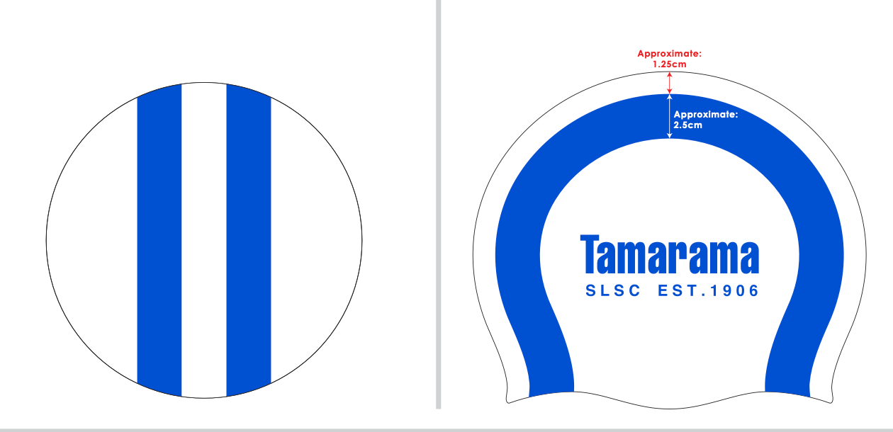 Tamarama SLSC Silicone Swim Cap